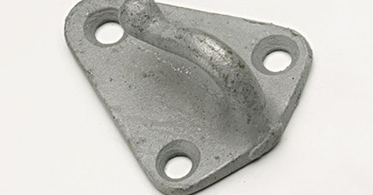 Haak met voetplaatje, 8 mm opening - Huck